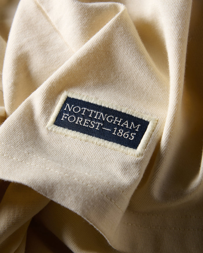 NFFC Heritage Ecru Cut & Sew T-Shirt - Nottingham Forest FC
