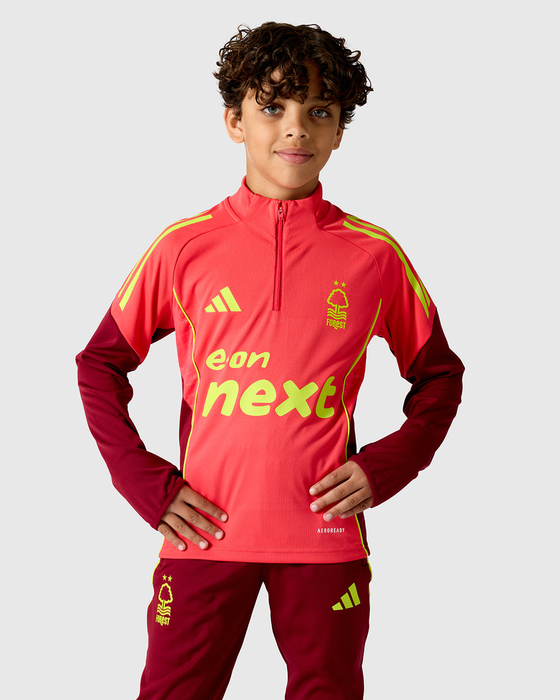 NFFC Junior Player Training 1/4 Zip Top 25/26 - Nottingham Forest FC