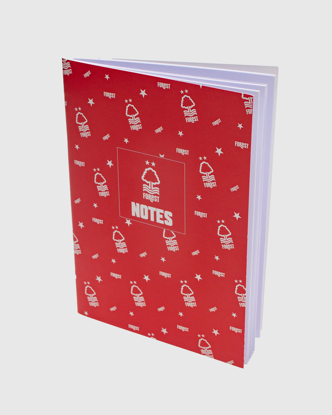 NFFC All Over Print Crest A5 Notebook - Nottingham Forest FC