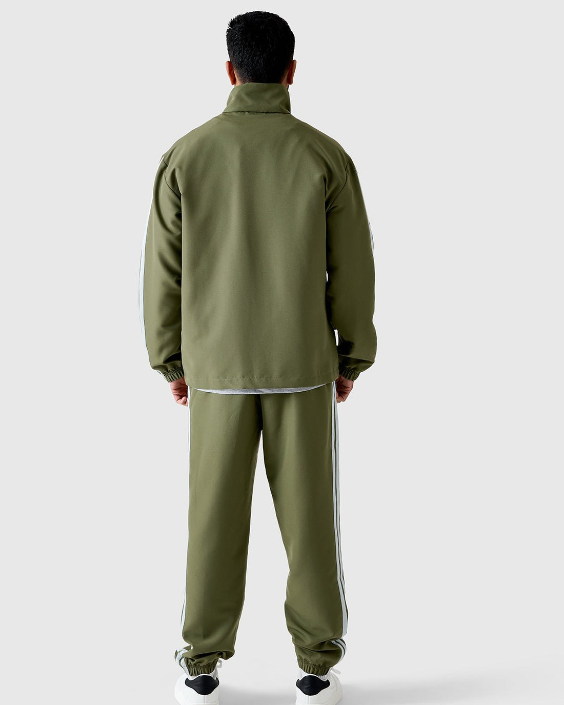 NFFC Adidas 3-Stripe Olive Woven Tracksuit - Nottingham Forest FC