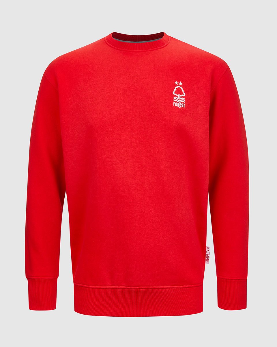 NFFC Red Essential Crest Crew Neck Sweatshirt