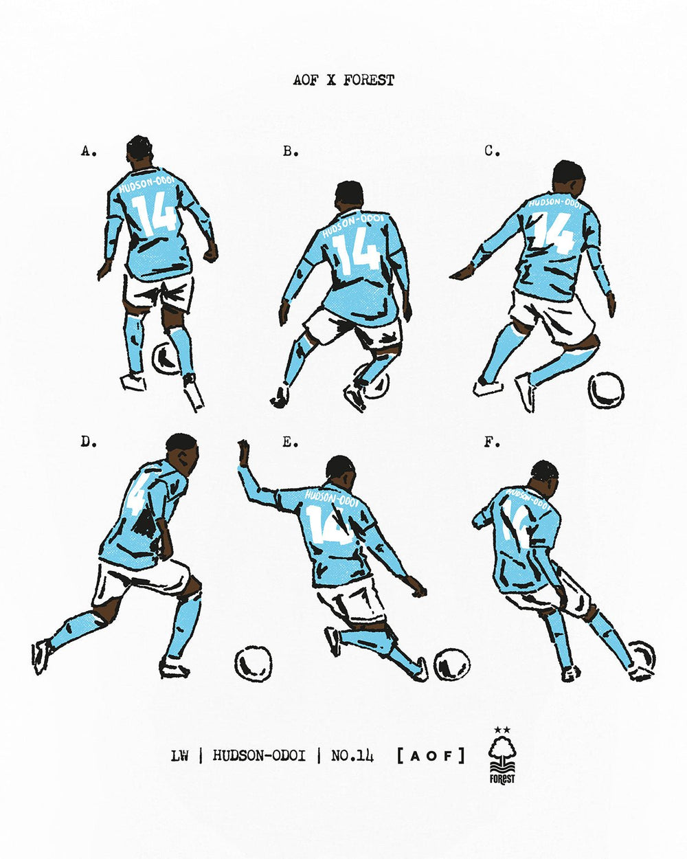 NFFC x AOF Trademark CHO T-Shirt - Nottingham Forest FC