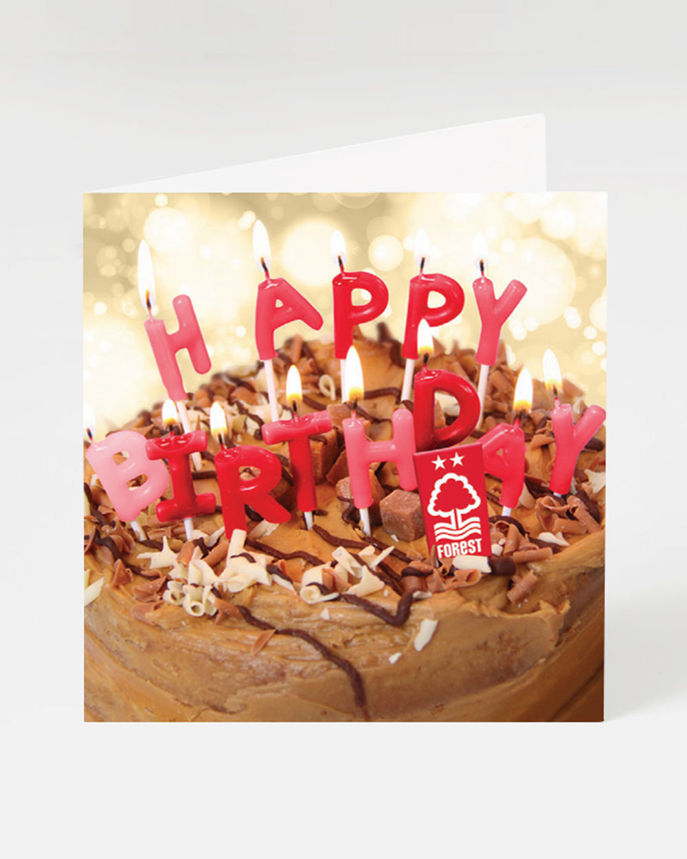 NFFC Birthday Cake Card - Nottingham Forest FC